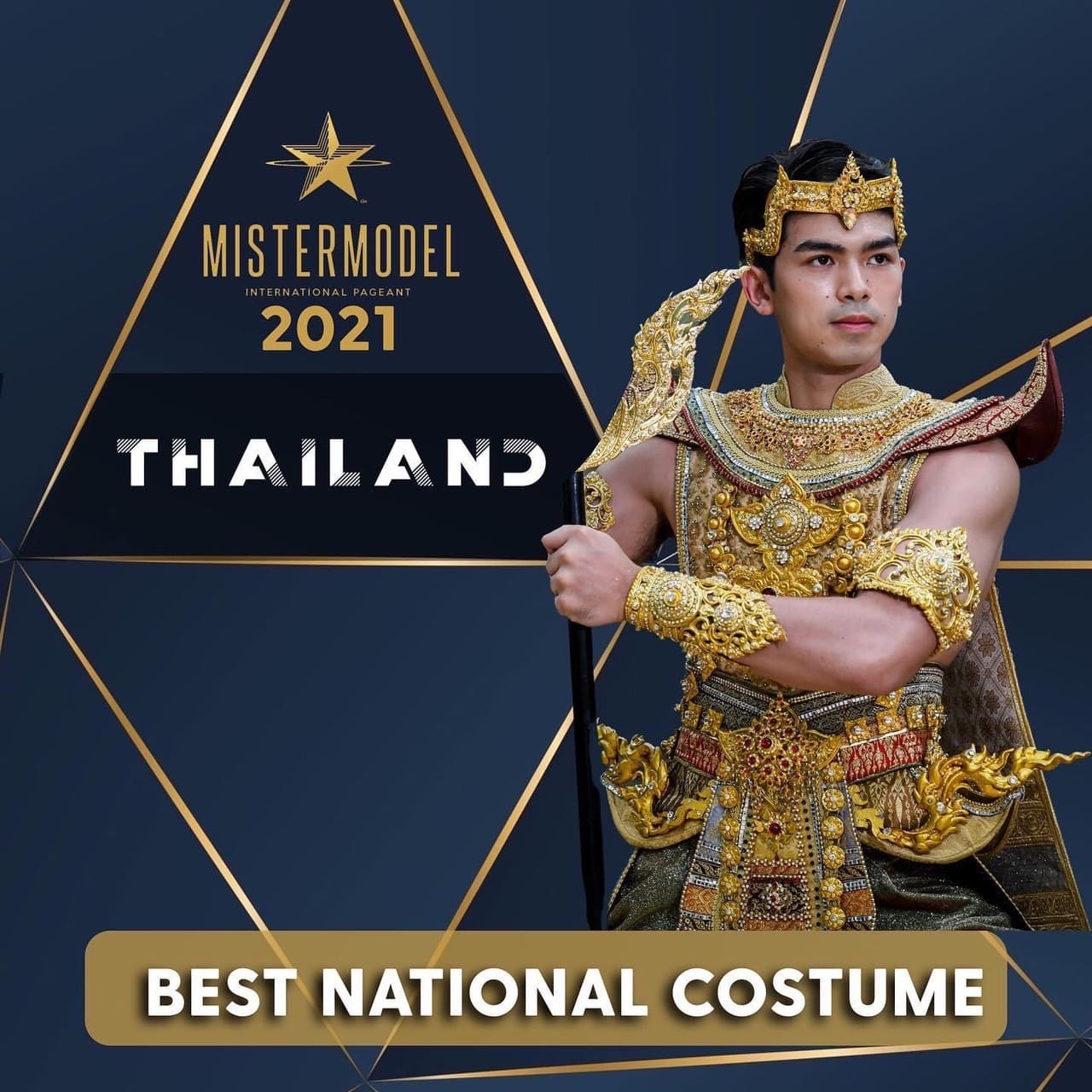 "ปิง เรวัติ" คว้า 3 รางวัล เวที Mister Model International Pageant 2021