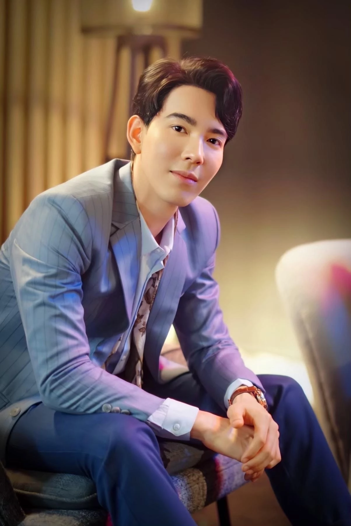 เขินหนัก ! "จี๋ สุทธิรักษ์" นักแสดงน้องใหม่ได้จูบจริงกับ "ออม สุชาร์"