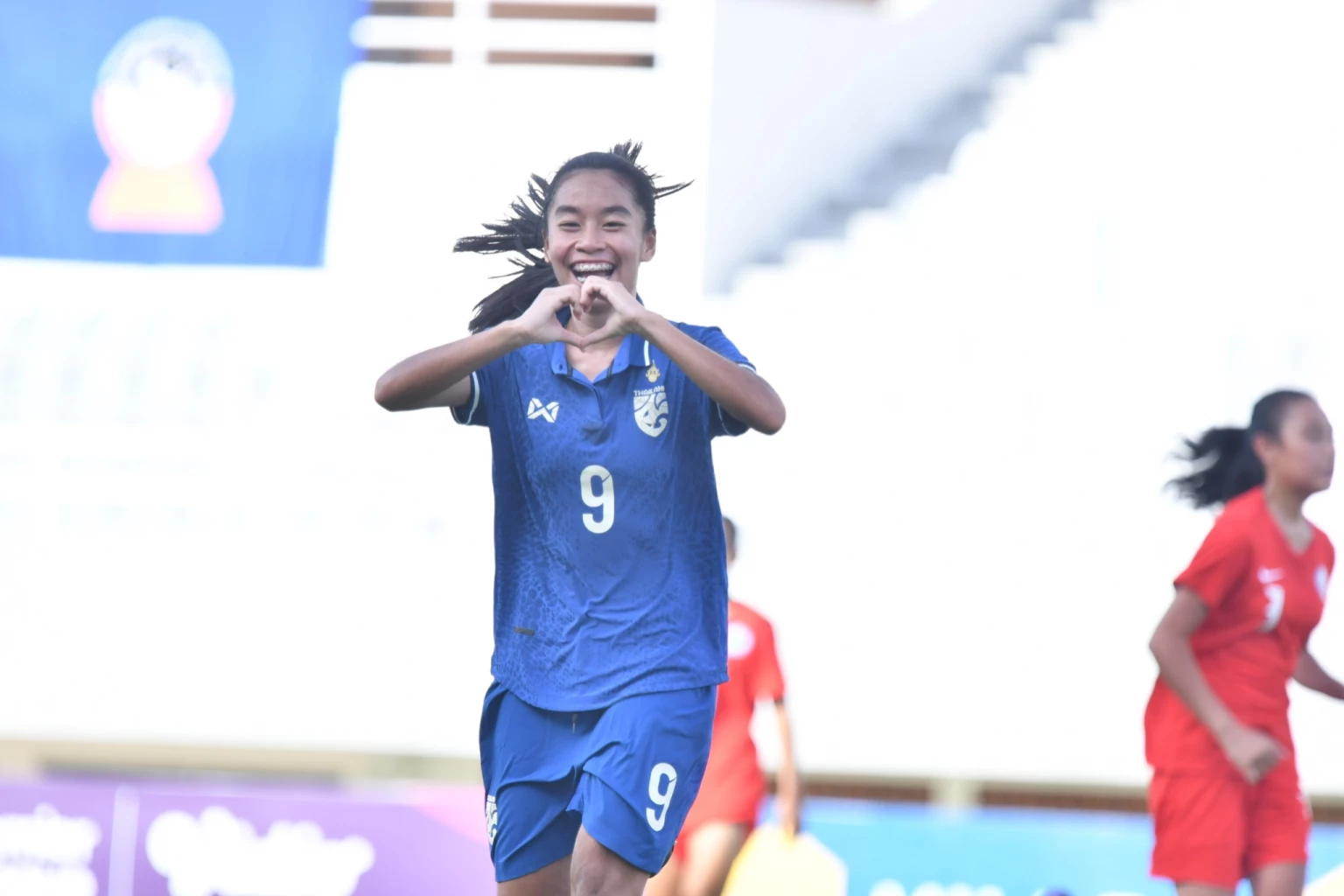 "ฟุตบอลหญิงU18" อัด สิงคโปร์ สบายเท้า 𝐀𝐅𝐅 𝐔𝟏𝟖 𝐖𝐎𝐌𝐄𝐍𝐒