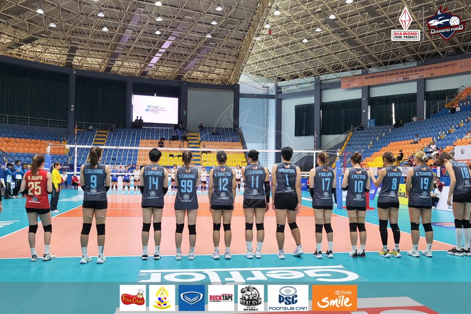 'ไดมอนด์ฟู้ด' ตบไม่เลี้ยง มองโกเลีย ลุ้นเข้ารอบนัดสุดท้าย ศึก AVC2023