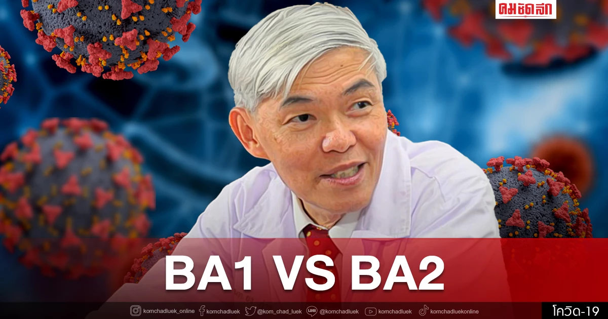 "Omicron" สายพันธุ์ย่อย BA1 และ BA2 วิวัฒนาการไวรัส ความแตกต่างที่มี ...