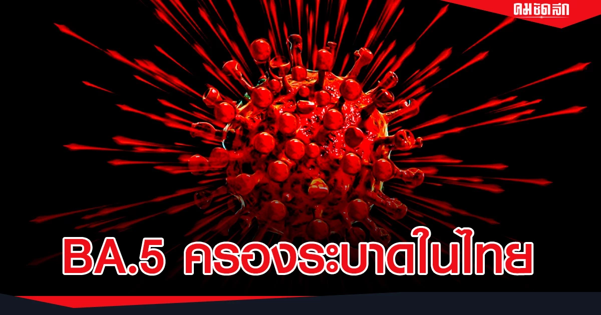 "โอไมครอน" BA.5 ครองพื้นที่แพร่ระบาดในไทยมากสุด พบ BA.2.75 แล้ว 5 ราย ...