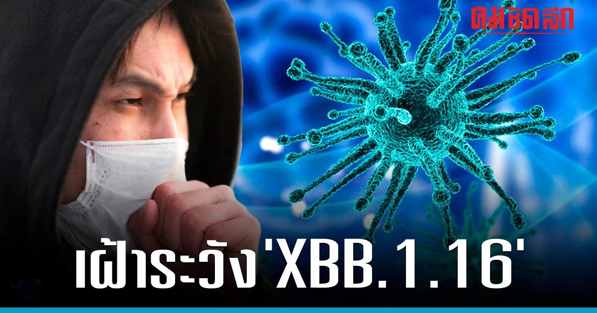 เฝ้าระวัง โควิด19 'XBB.1.16' จากอินเดีย คาดจะกลายเป็นสายพันธุ์หลัก | คมชัดลึก